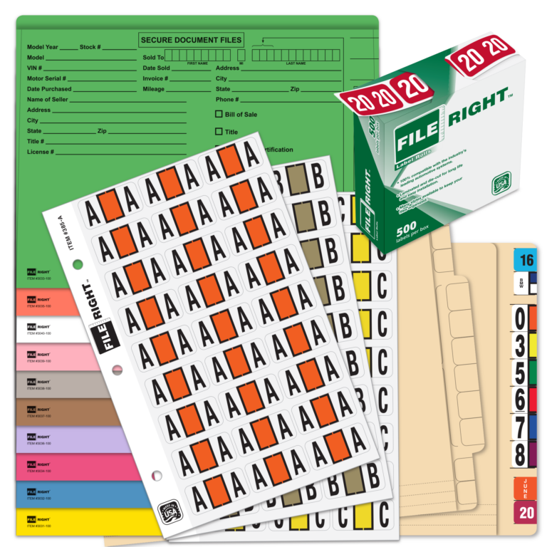 Color Code Filing System | File Right™